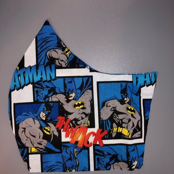 Hand Crafted | Accessories | Batman Comics Fabric Face Mask | Poshmark